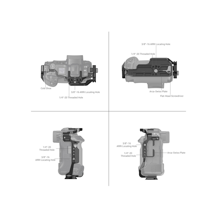 SMALLRIG 3884 CAGE FOR CANON EOS R3